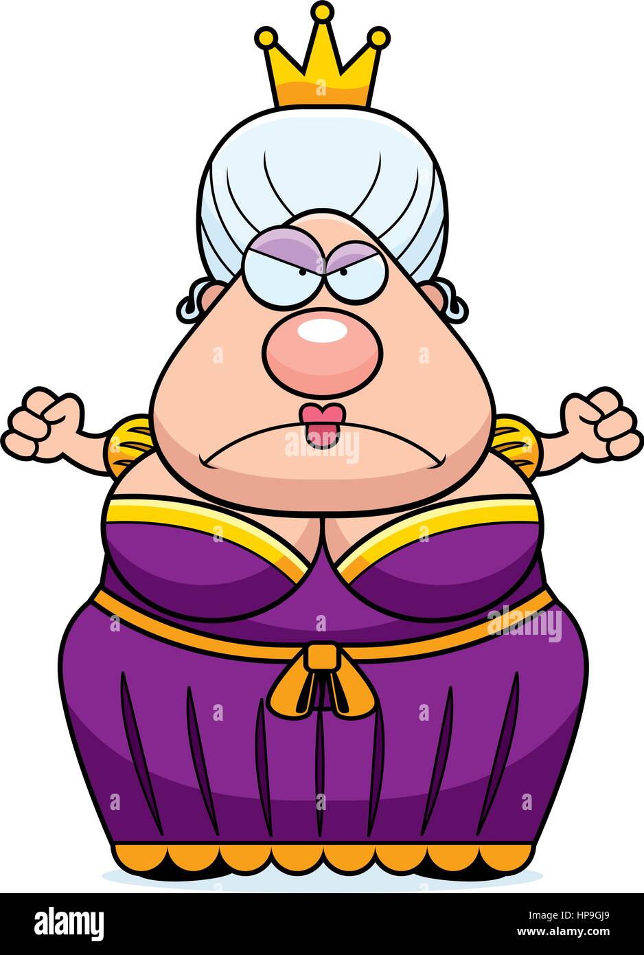 Purple queen Stock Vector Images - Alamy