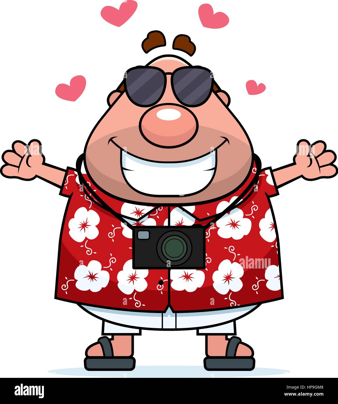 Tacky Tourist Cartoon