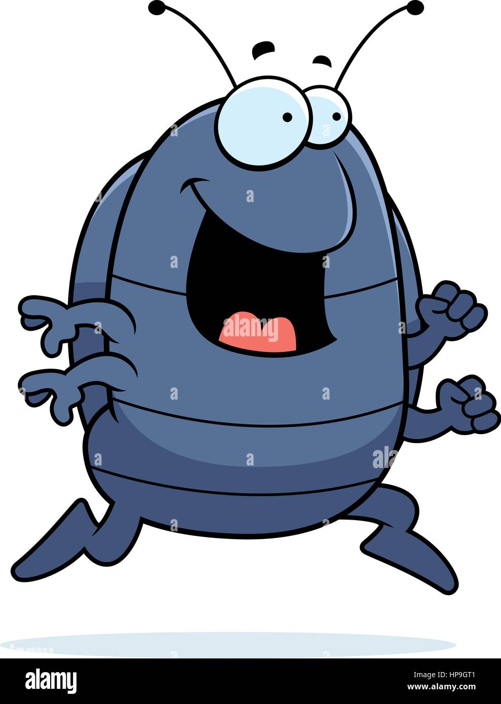 A happy cartoon pill bug running and smiling Stock Vector Image & Art ... A happy cartoon pill bug running and smiling Stock Vector Image & Art ...