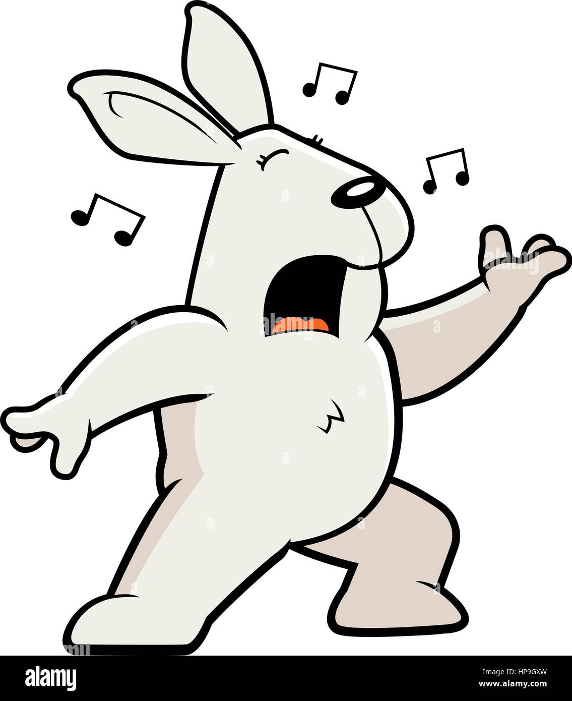 Rabbit standing Stock Vector Images - Alamy