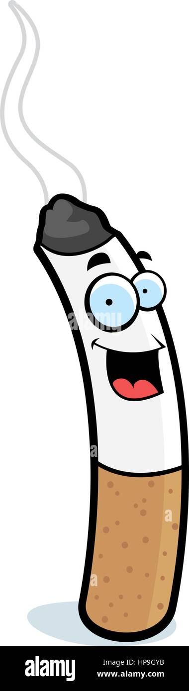 A cartoon filtered cigarette smiling and happy Stock Vector Image & Art ...