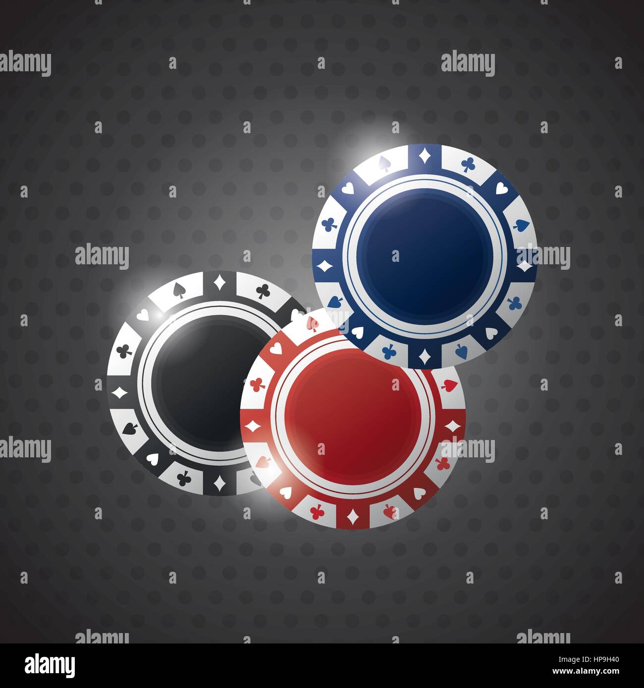 Poker concept with icon design, vector illustration 10 eps graphic ...