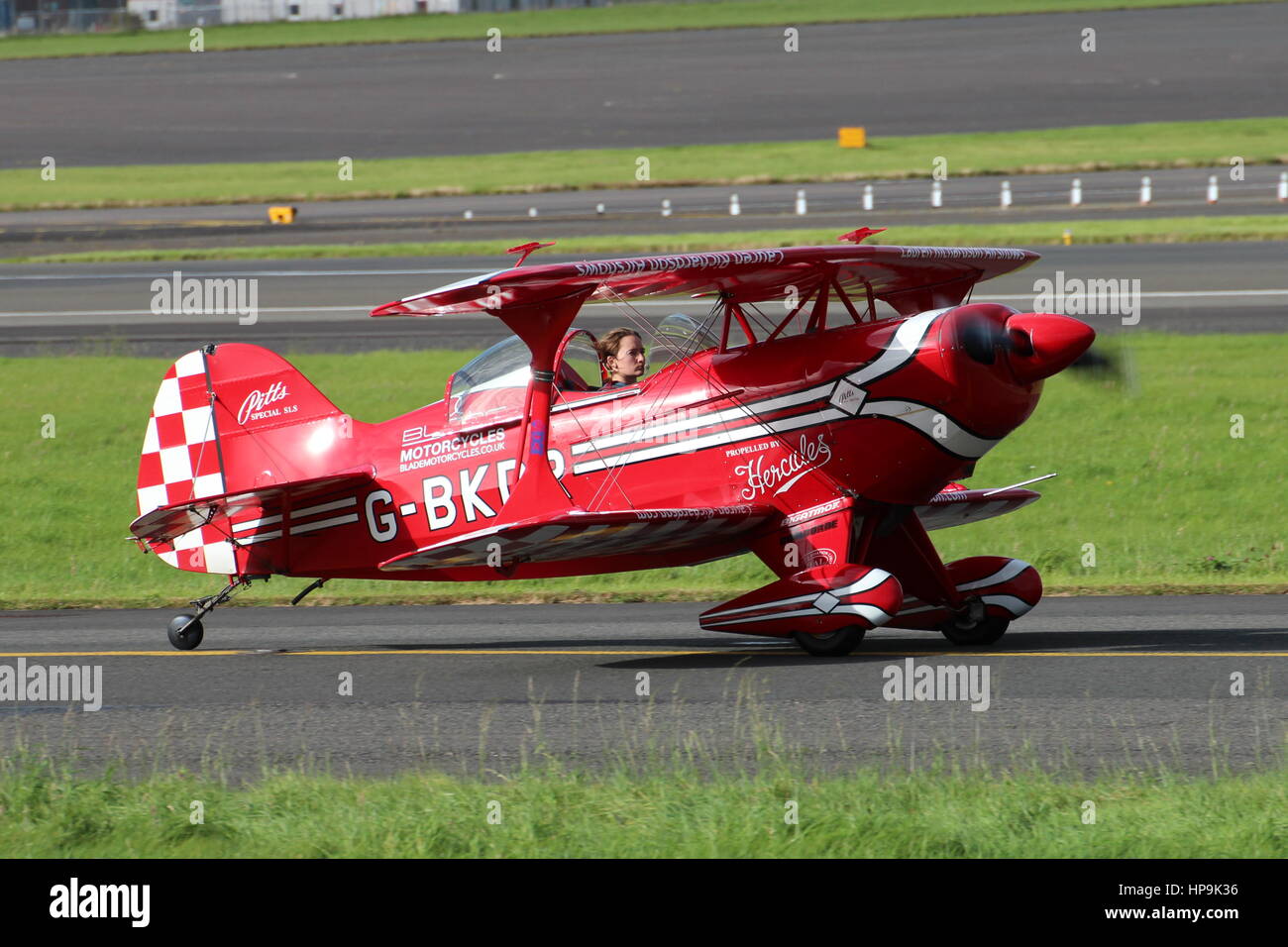 G-BKDR, a Pitts S1.S Special operated by the Lauren Richardson Airshows ...
