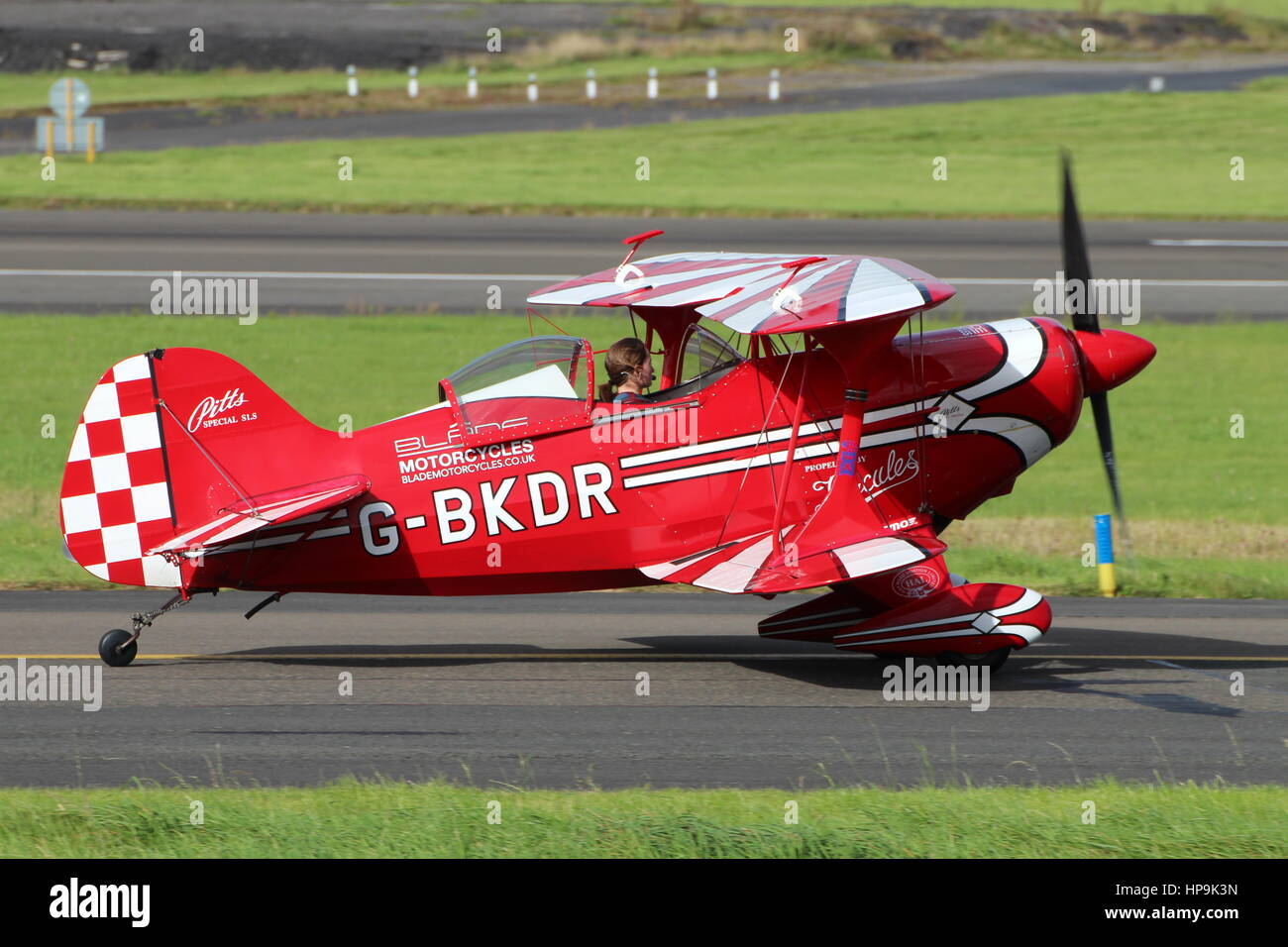 G-BKDR, a Pitts S1.S Special operated by the Lauren Richardson Airshows ...