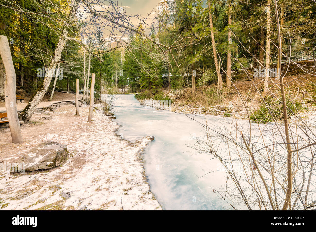 Frozen brook hi-res stock photography and images - Alamy
