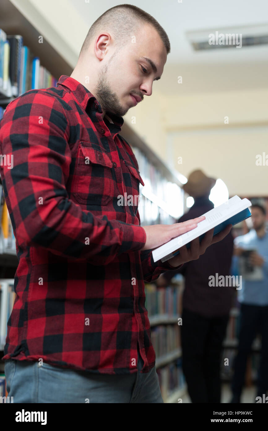 College Student, Student, Book. Student in library at university Stock ...