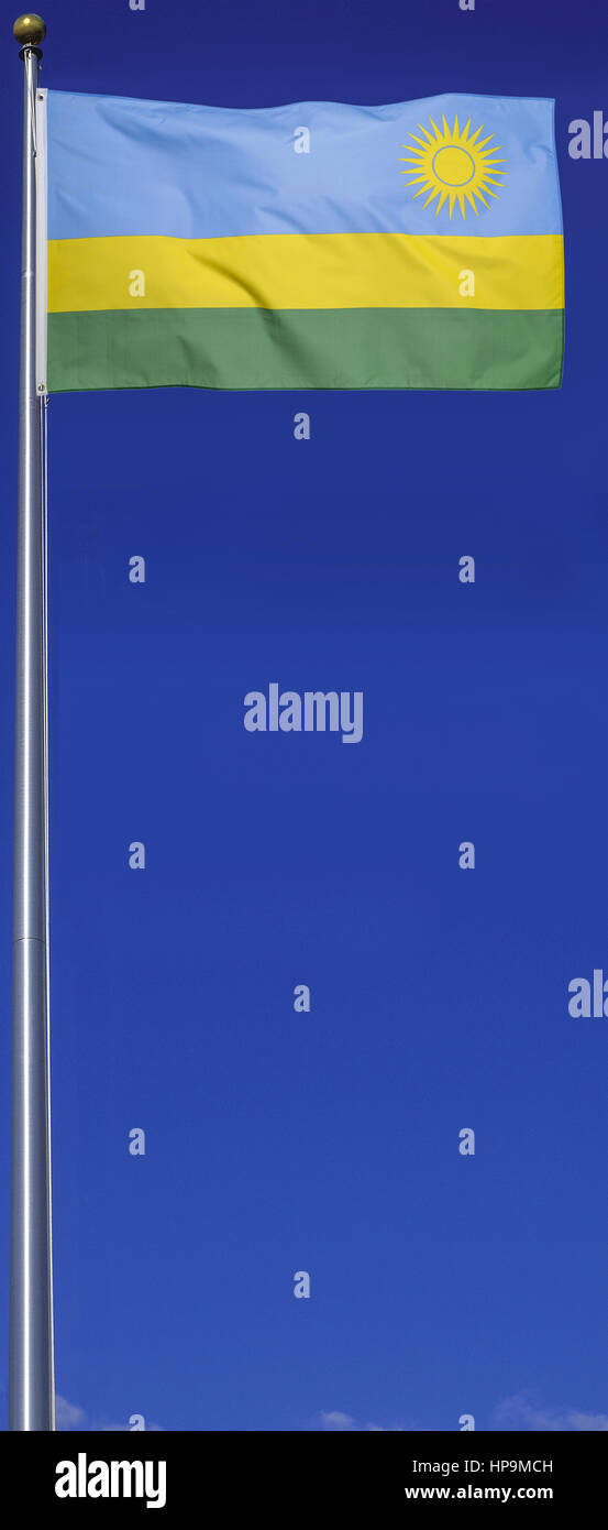 Ruanda flag hi-res stock photography and images - Alamy