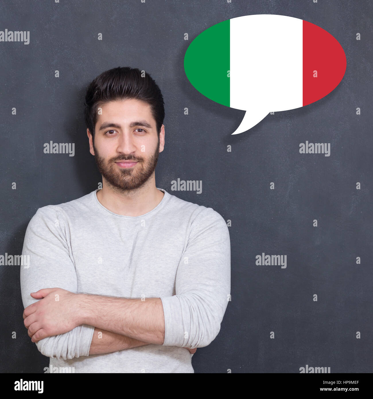 Speech bubble do you speak italian hi-res stock photography and images ...