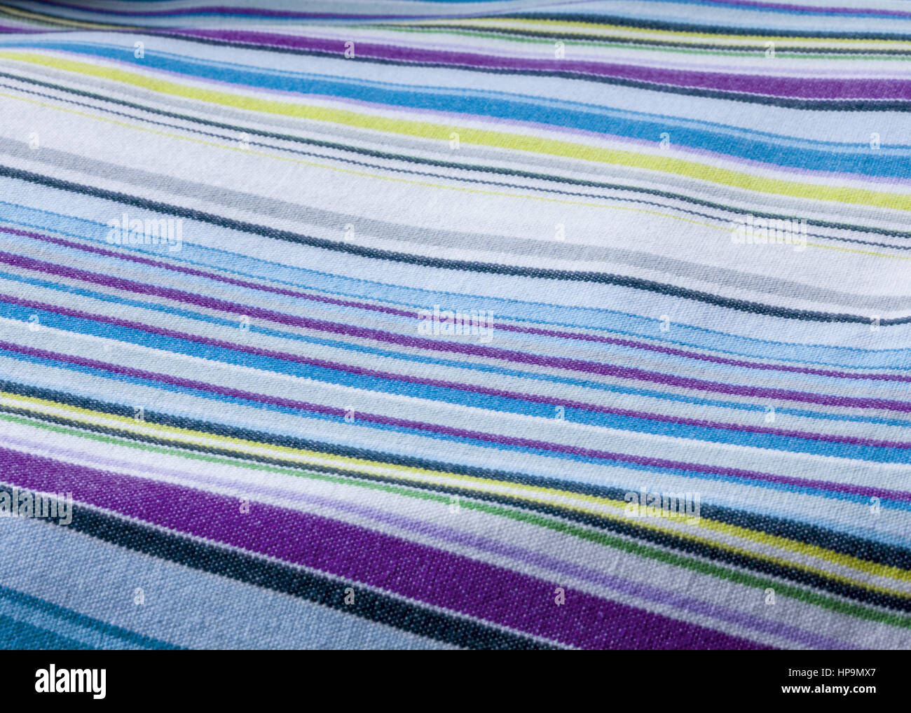 Bunt gestreifter Stoff Stock Photo - Alamy