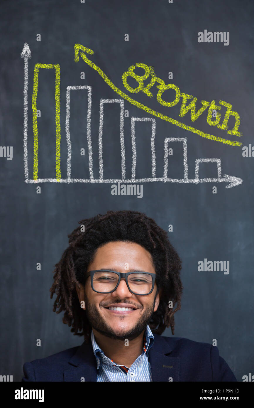 Building business. Concept image of developing growth strategy ...