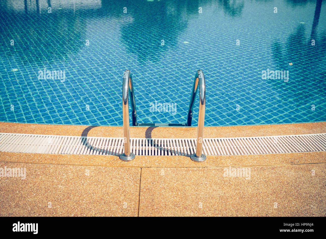 Pool stair hi-res stock photography and images - Alamy