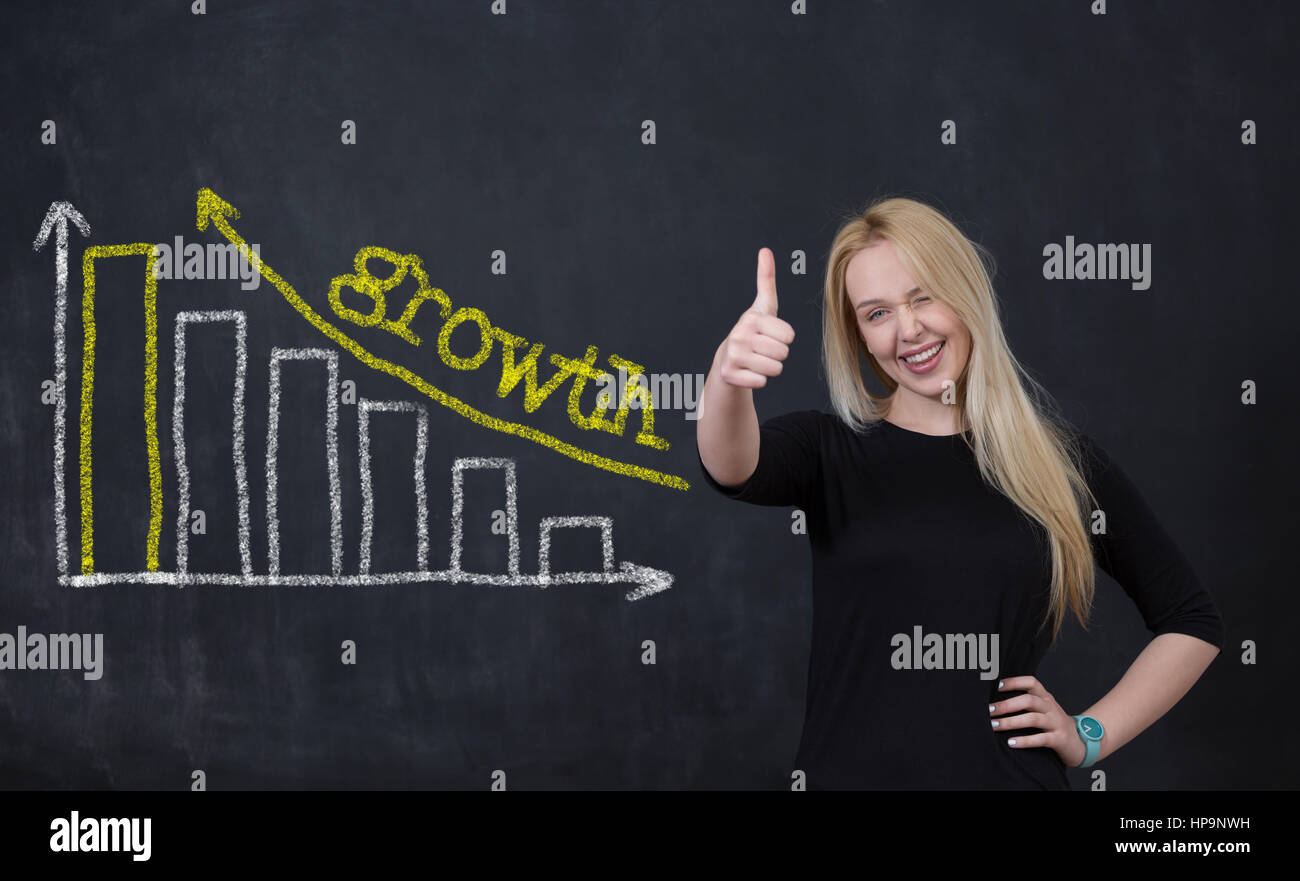 Building business. Concept image of developing growth strategy ...