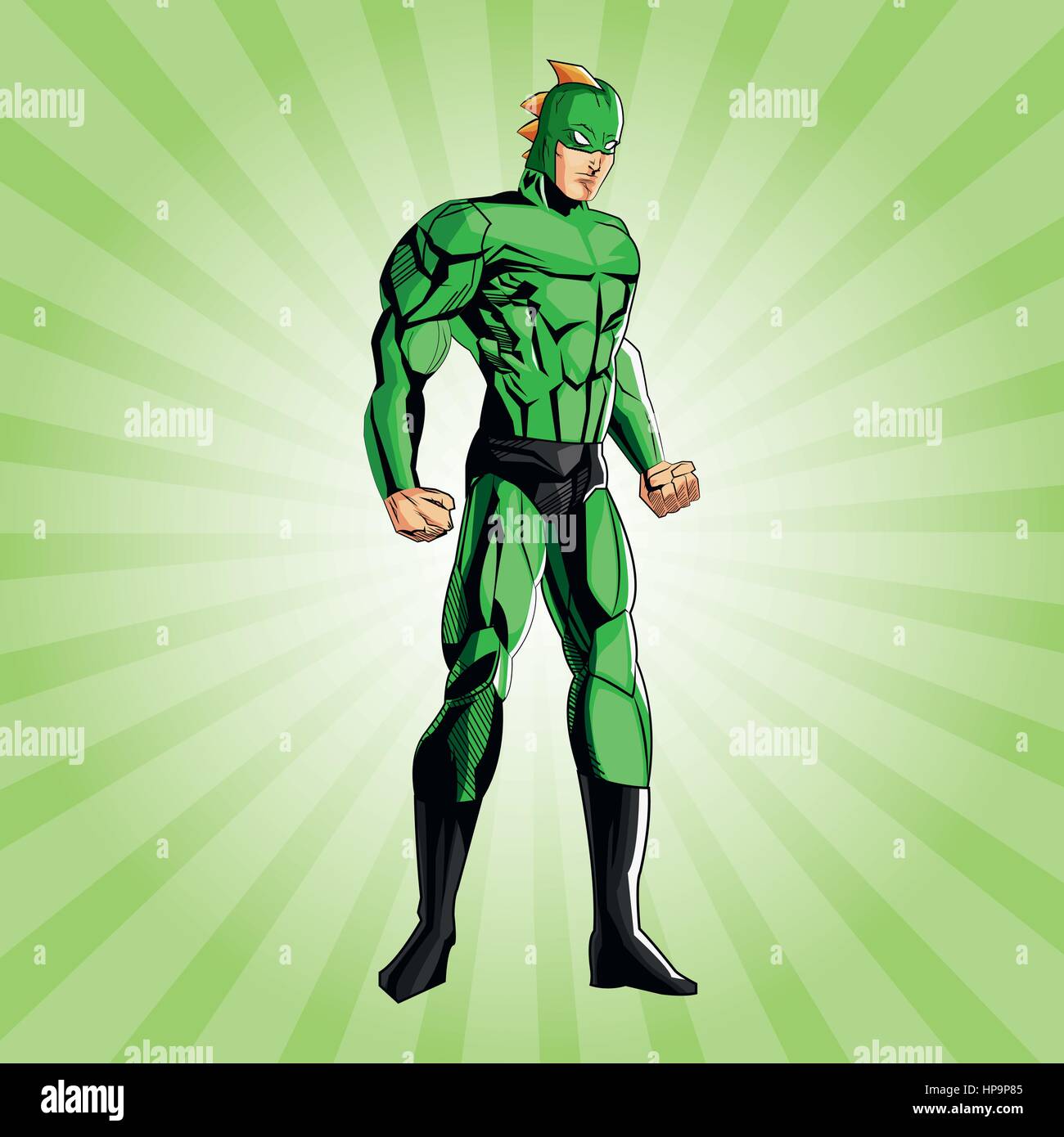 Draw of Superhero, cartoon style, vector illustration Stock Vector ...