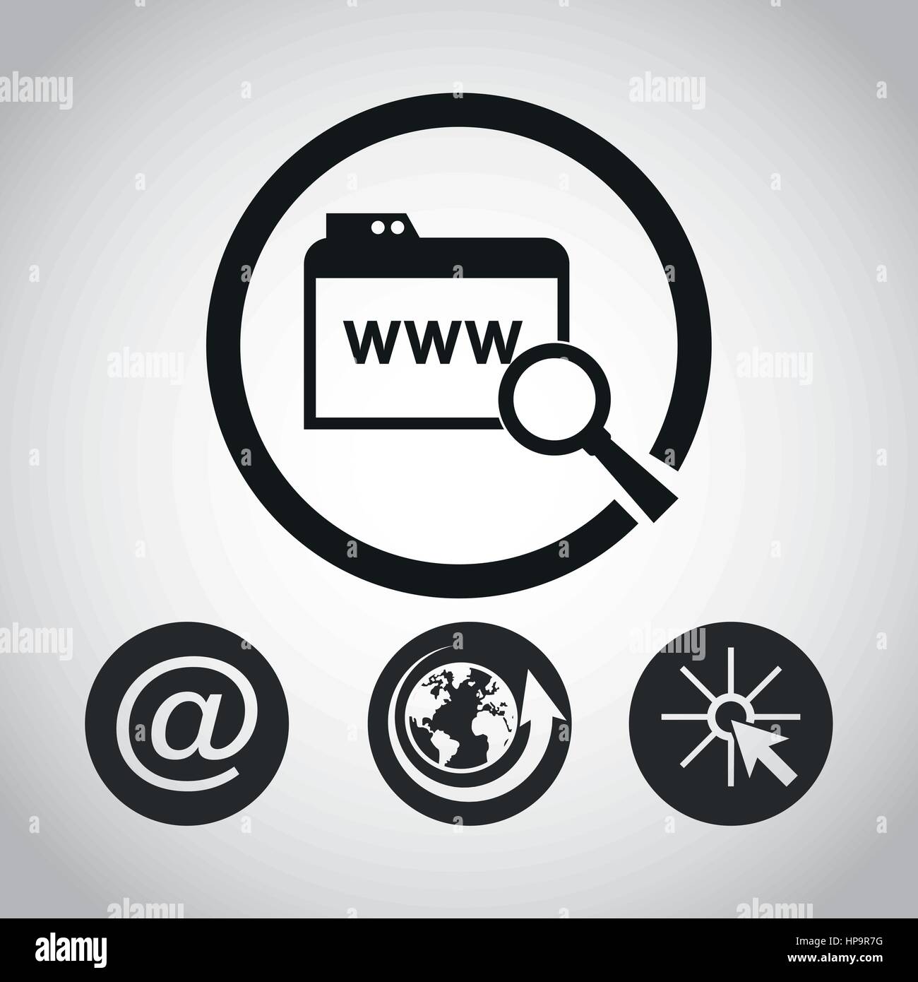 Internet concept with icon design, vector illustration 10 eps graphic ...