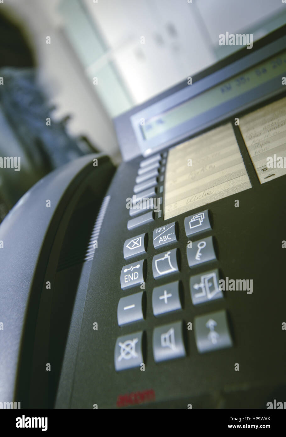 Tastatur einer Telefonanlage Stock Photo - Alamy
