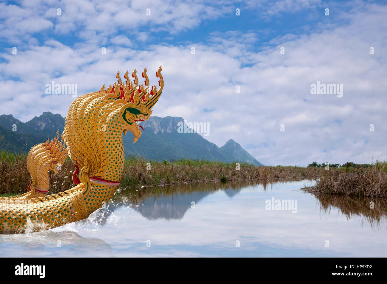 Nine head serpent naga hi-res stock photography and images - Alamy