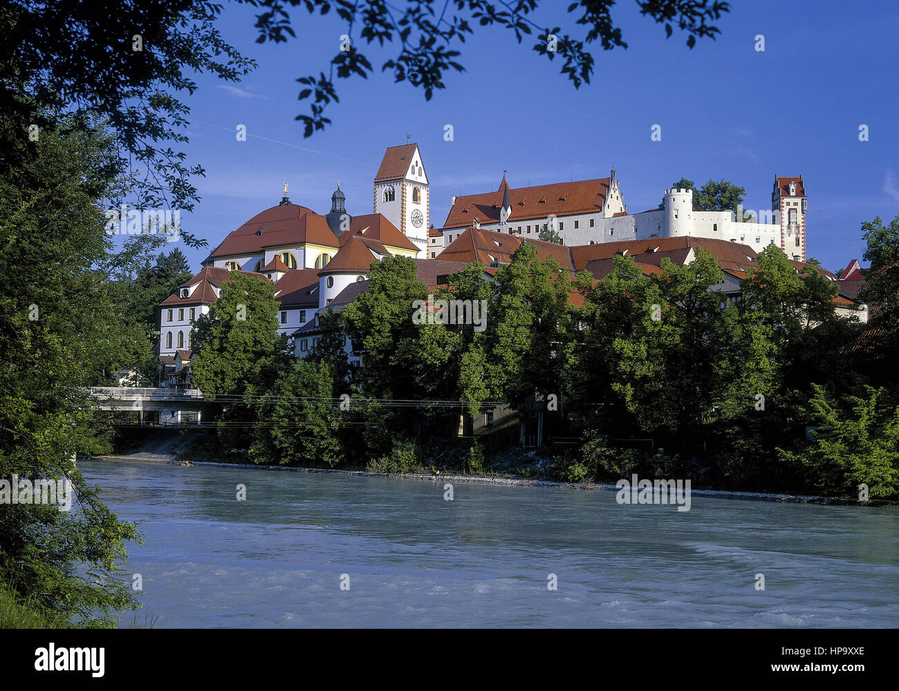 Fuessen, Schloss, Allgaeu, Bayern, Deutschland Stock Photo - Alamy