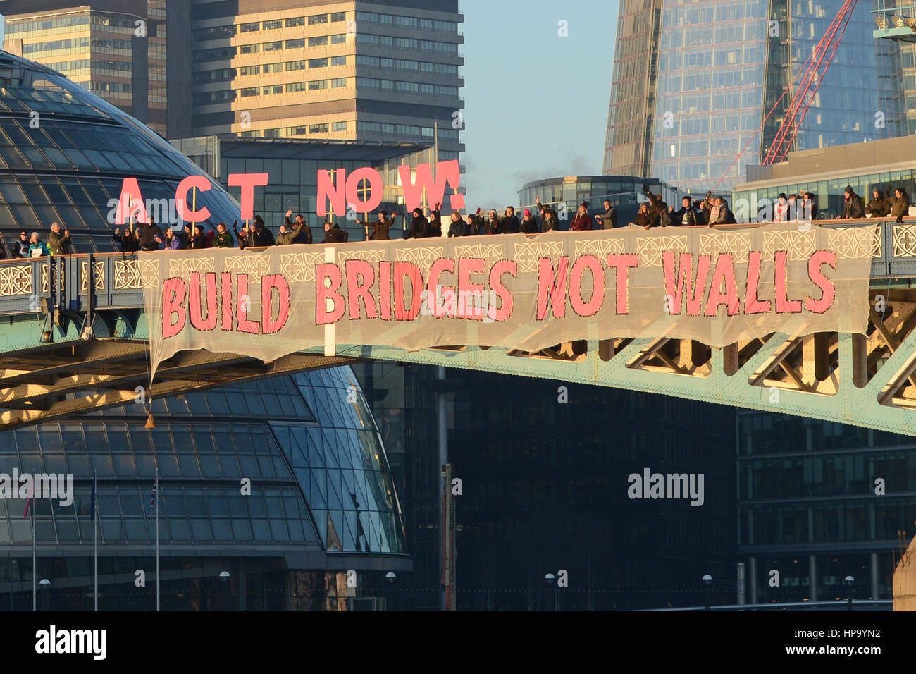 On the day of US President-Elect Donald Trump’s inauguration campaign ...