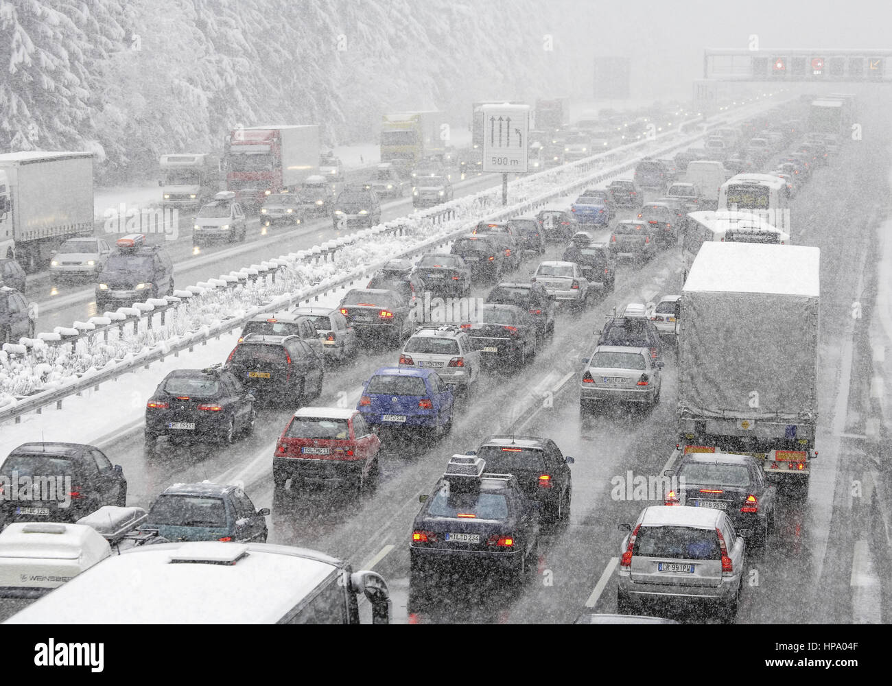 Stau Autobahn Stock Photos & Stau Autobahn Stock Images - Alamy