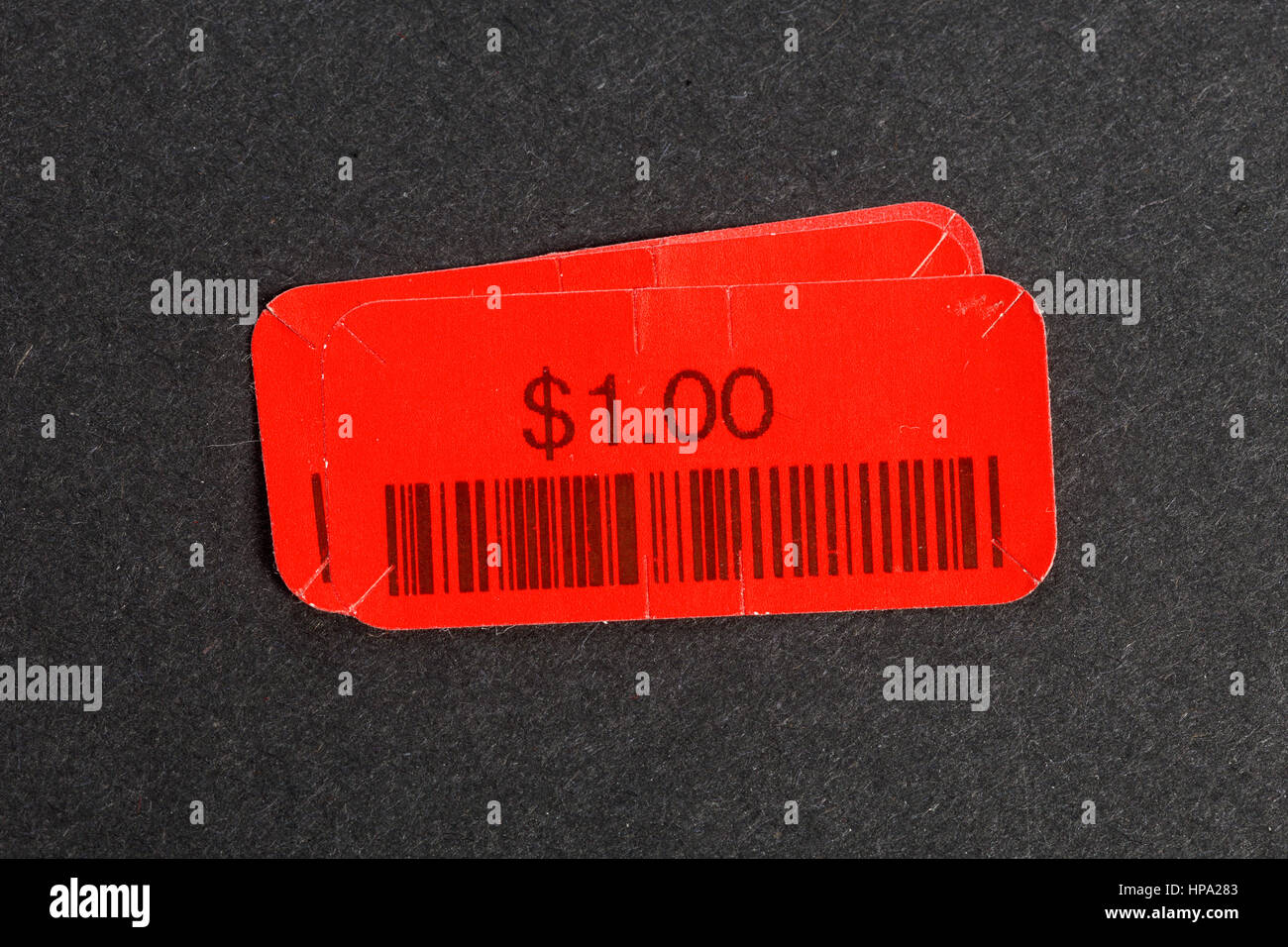a red price tag close up shot Stock Photo - Alamy