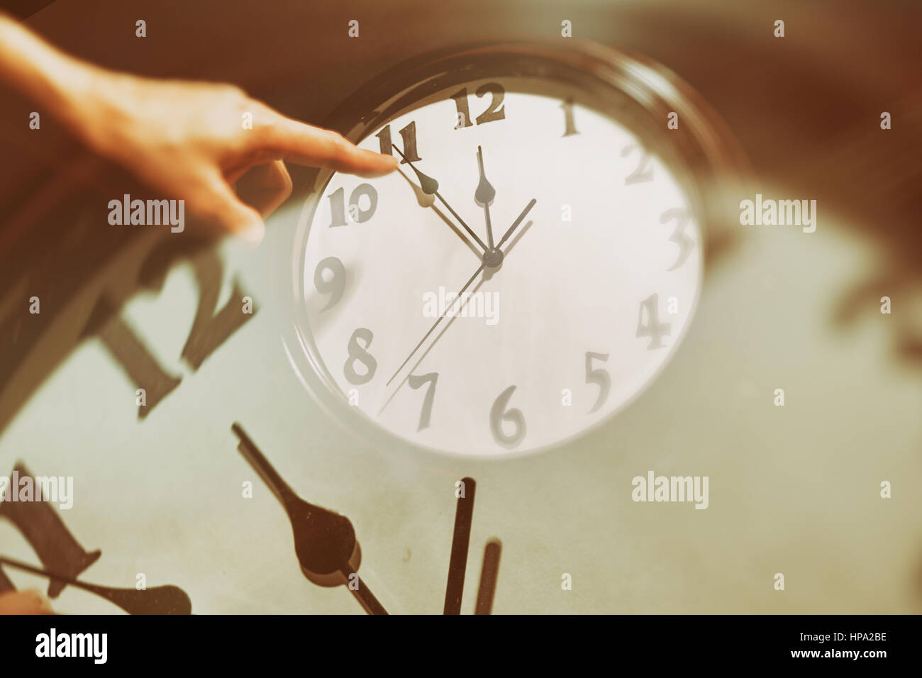 wall clock face , concept of time control Stock Photo - Alamy