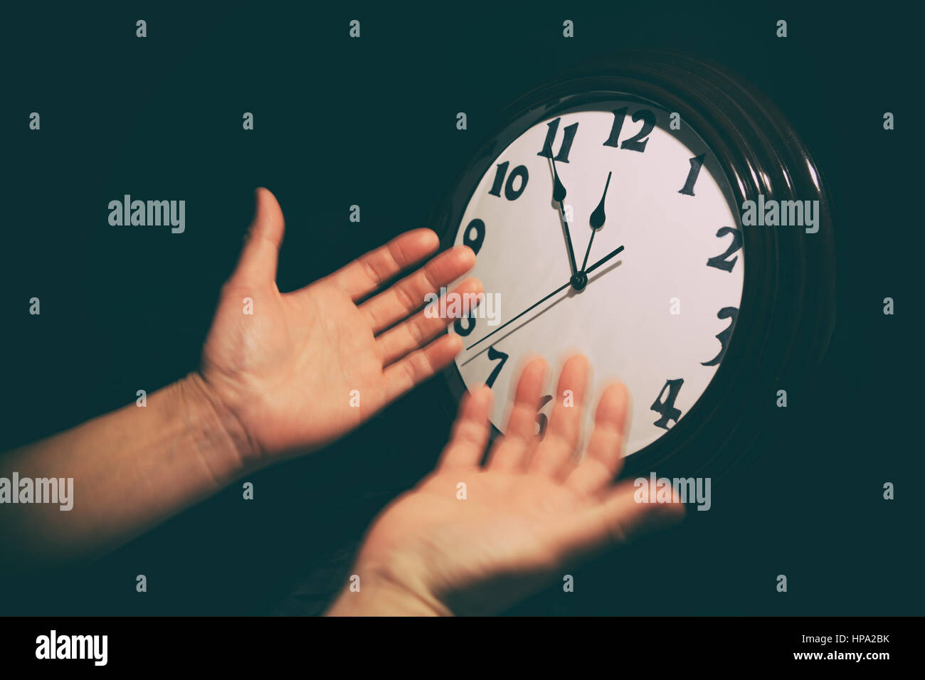 wall clock face , concept of time control Stock Photo - Alamy