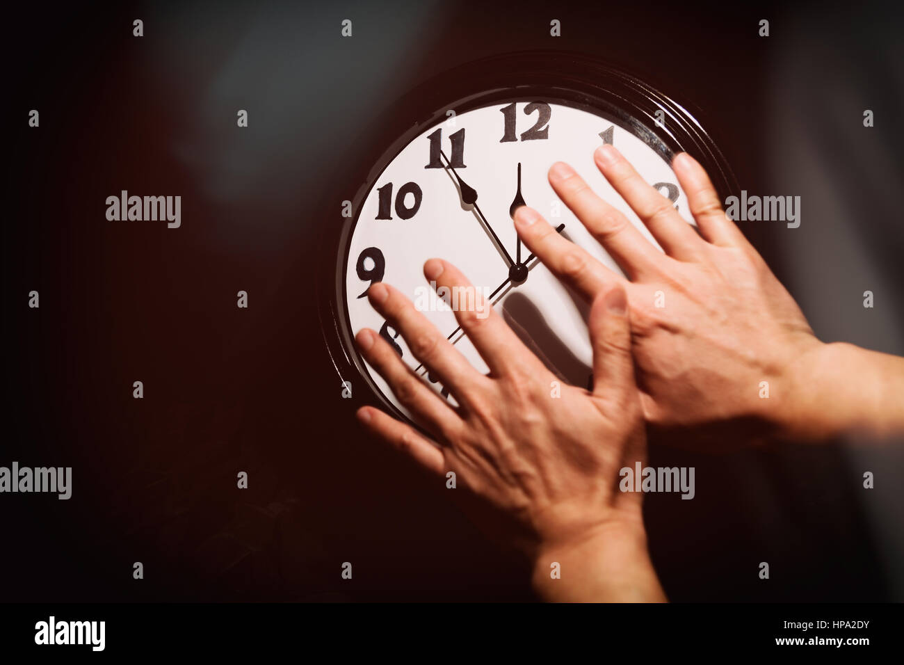wall clock face , concept of time control Stock Photo - Alamy