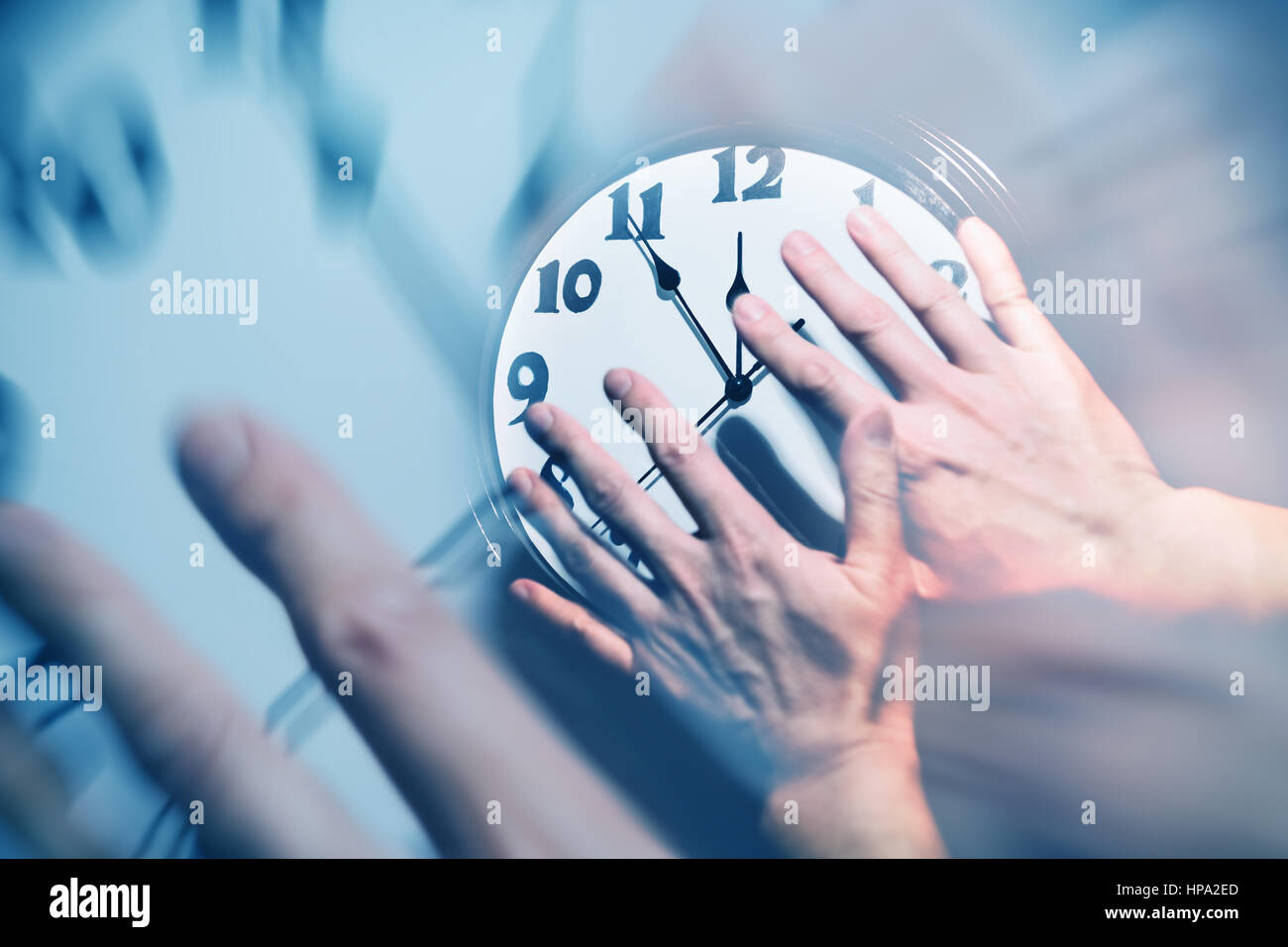 wall clock face , concept of time control Stock Photo - Alamy