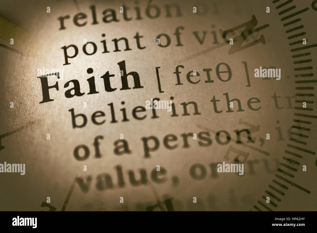 Word faith hi-res stock photography and images - Alamy