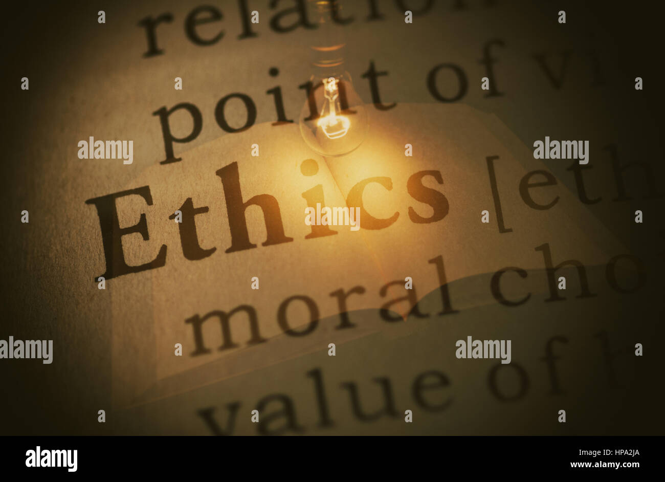Dictionary definition word ethics hi-res stock photography and images ...