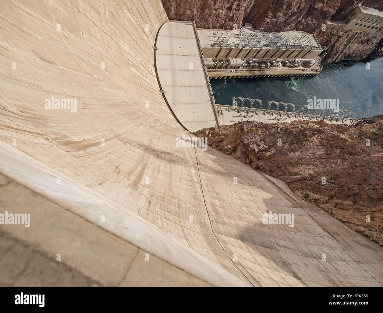View of the Hoover Dam in Nevada, USA Stock Photo - Alamy