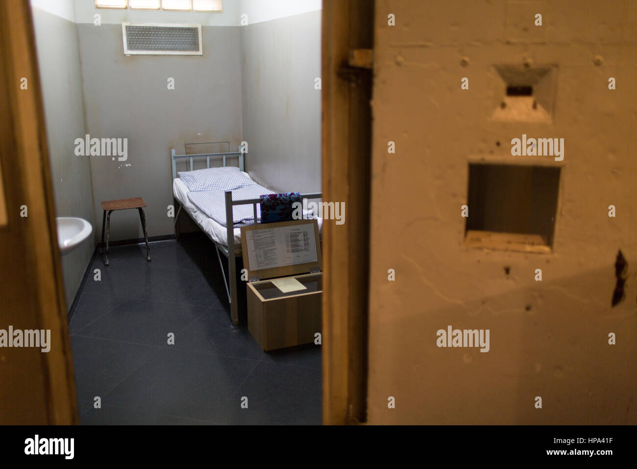 prison in the DDR museum, Berlin Stock Photo - Alamy