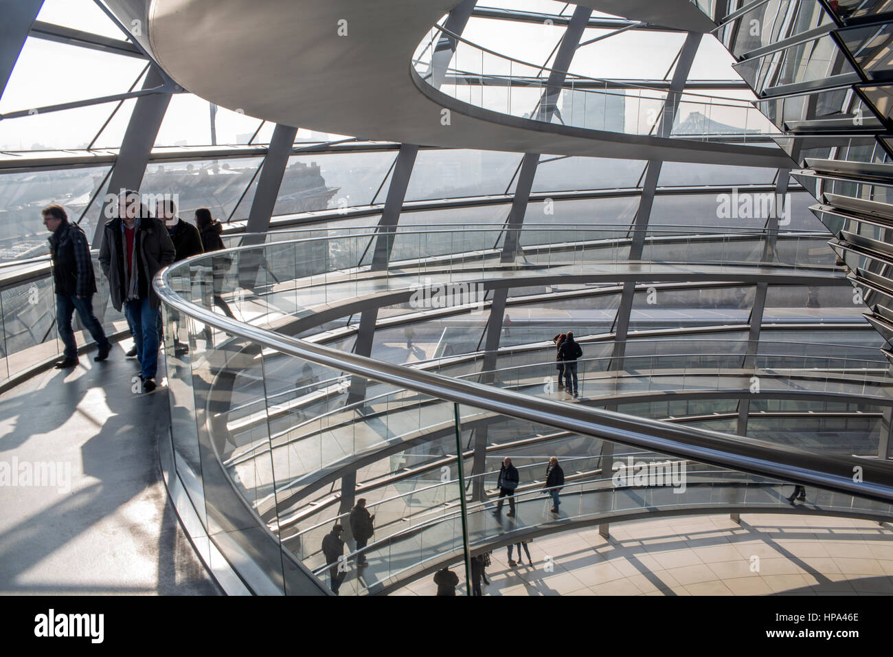 The Reichstag (Bundestag), the German parliament building in the ...
