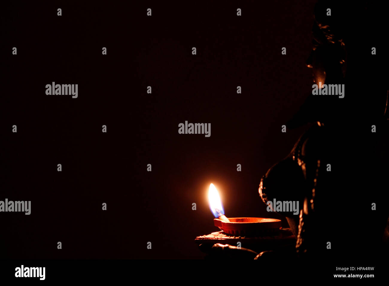 Kerala temple lamps hi-res stock photography and images - Alamy