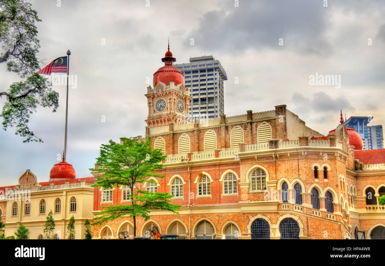 Sultan Abdul Samad Building in Kuala Lumpur. Built in 1897, it houses ...