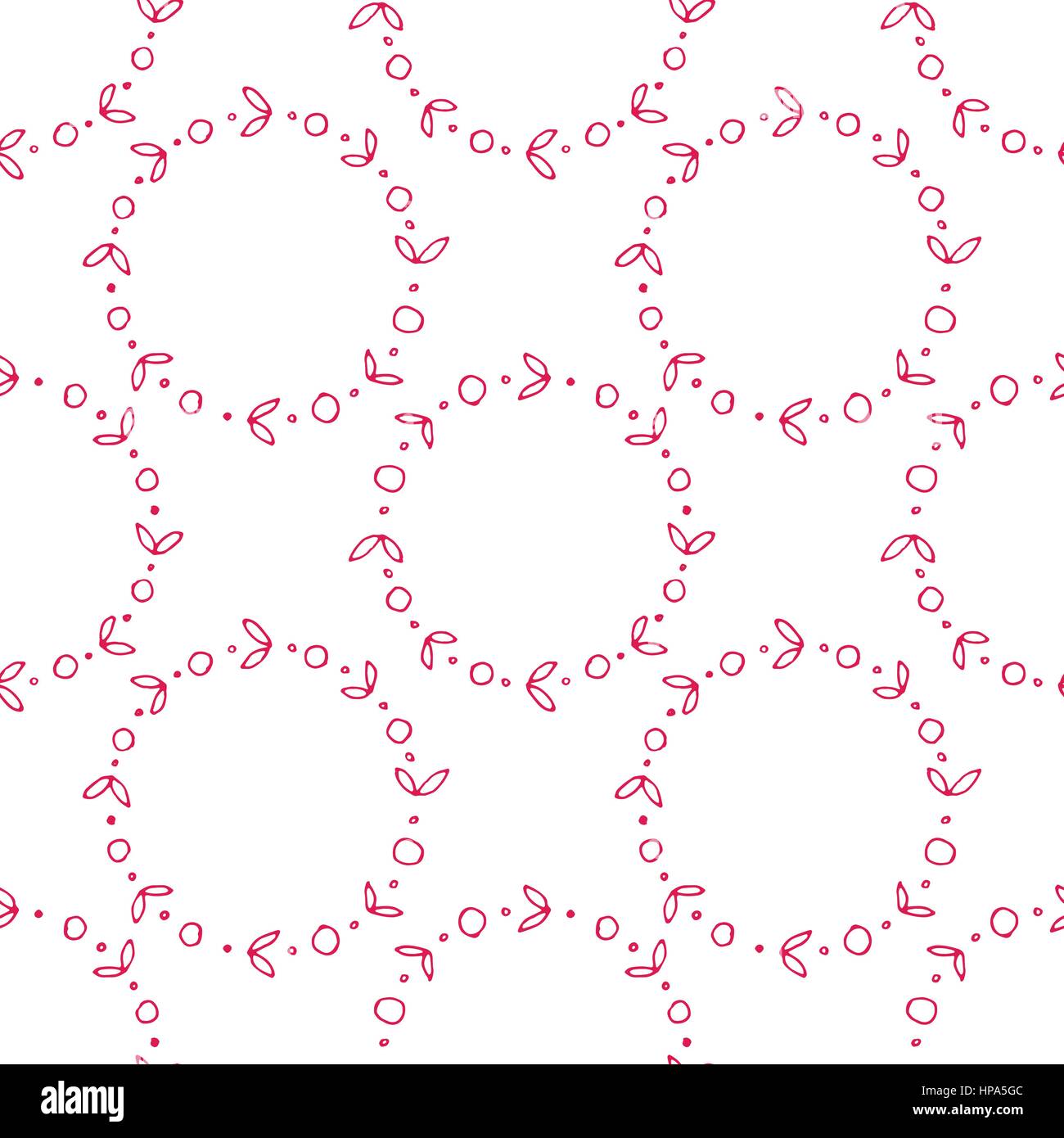 Flower wreath vector seamless pattern. Tileable background for 8 March ...