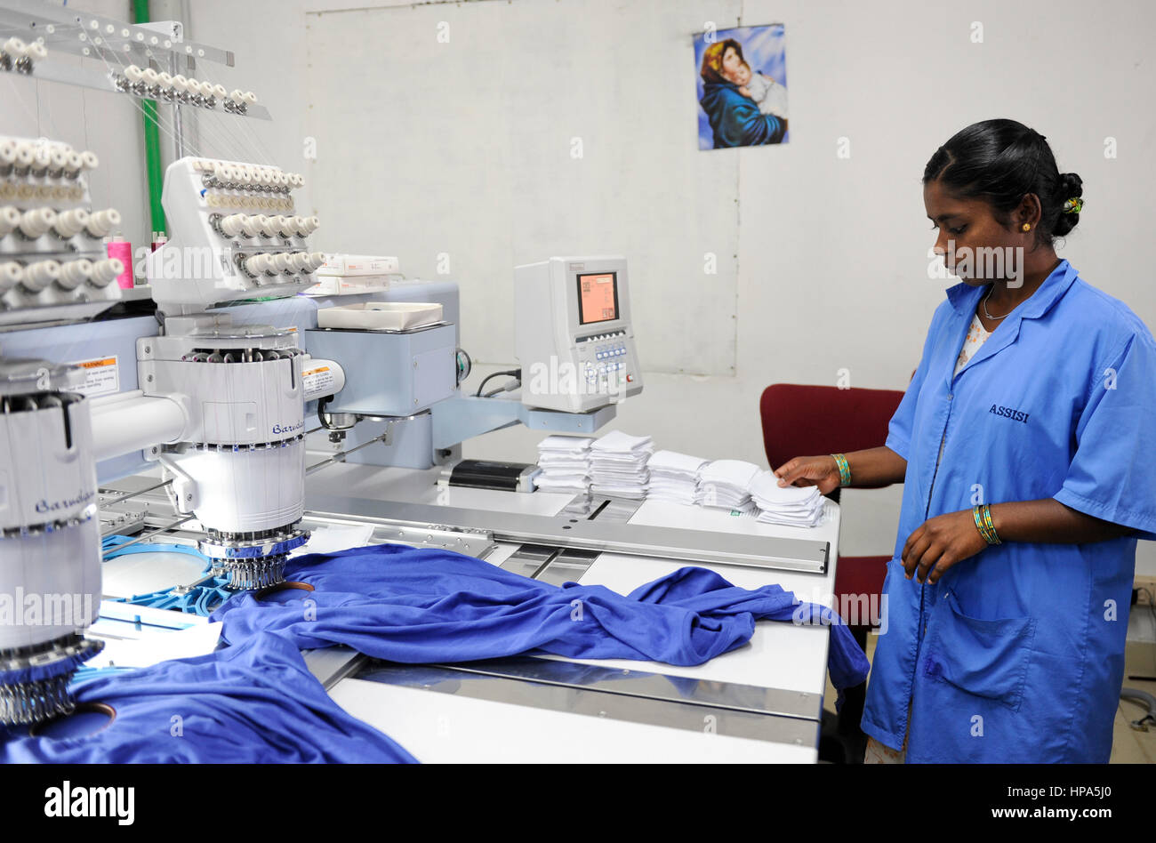 INDIA Tirupur , fair trade textile units , Assisi Garments produces ...