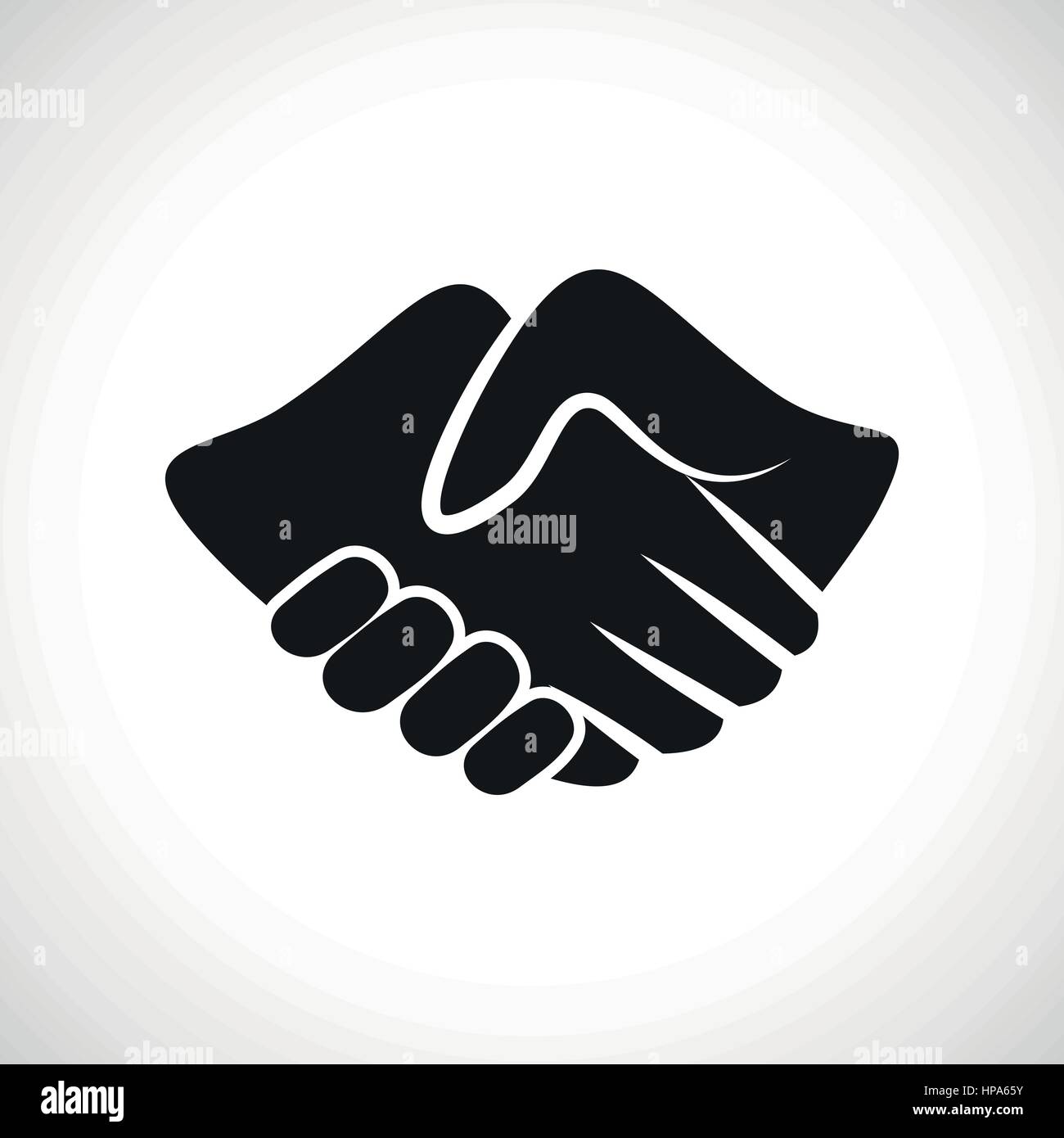 Illustration Icon Vector Handshake for the creative use in graphic ...