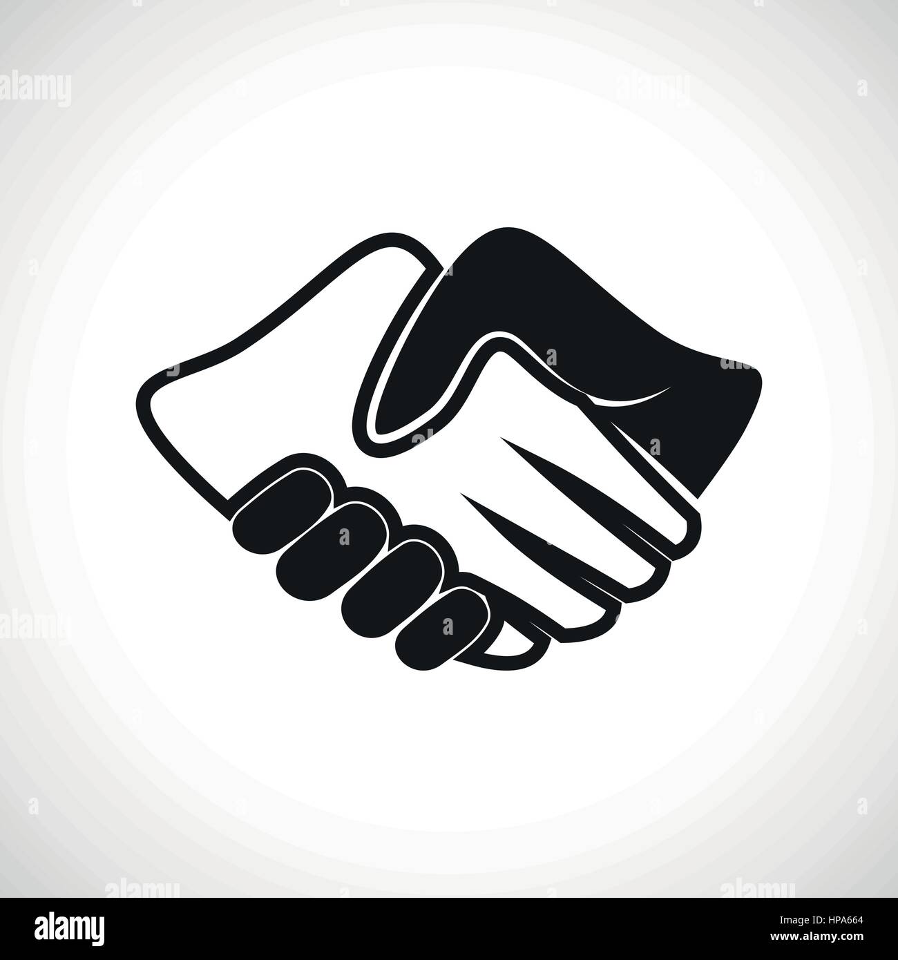 Illustration Icon Vector Handshake for the creative use in graphic ...