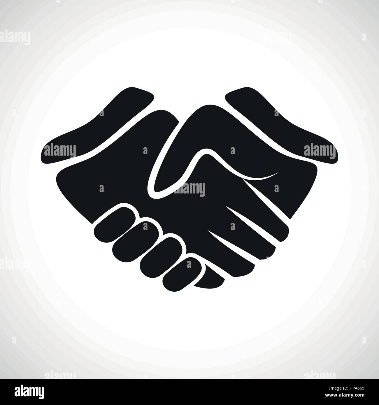 Illustration Icon Vector Handshake for the creative use in graphic ...