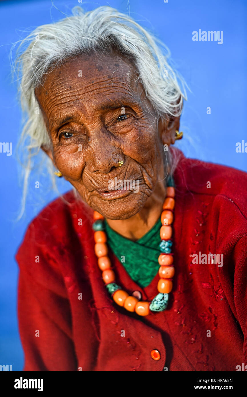 Faces of Nepali captured in Pokhara, Nepal slum area Stock Photo - Alamy