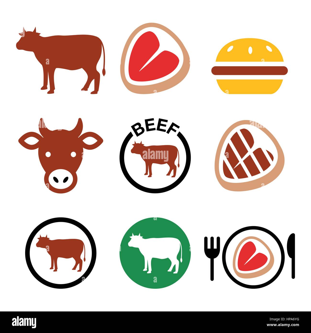 Beef Cow Vector