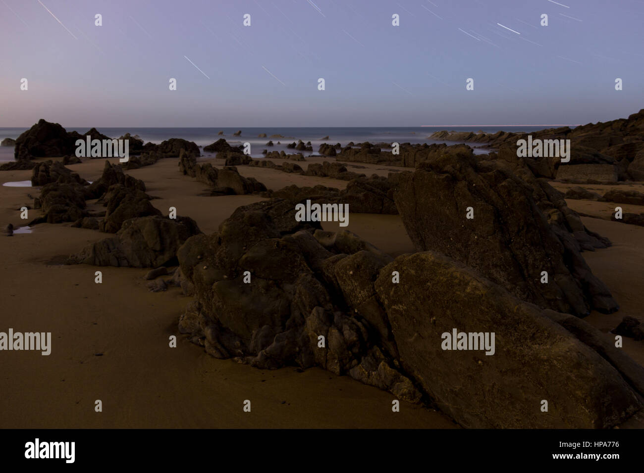 Beach sand night hi-res stock photography and images - Alamy