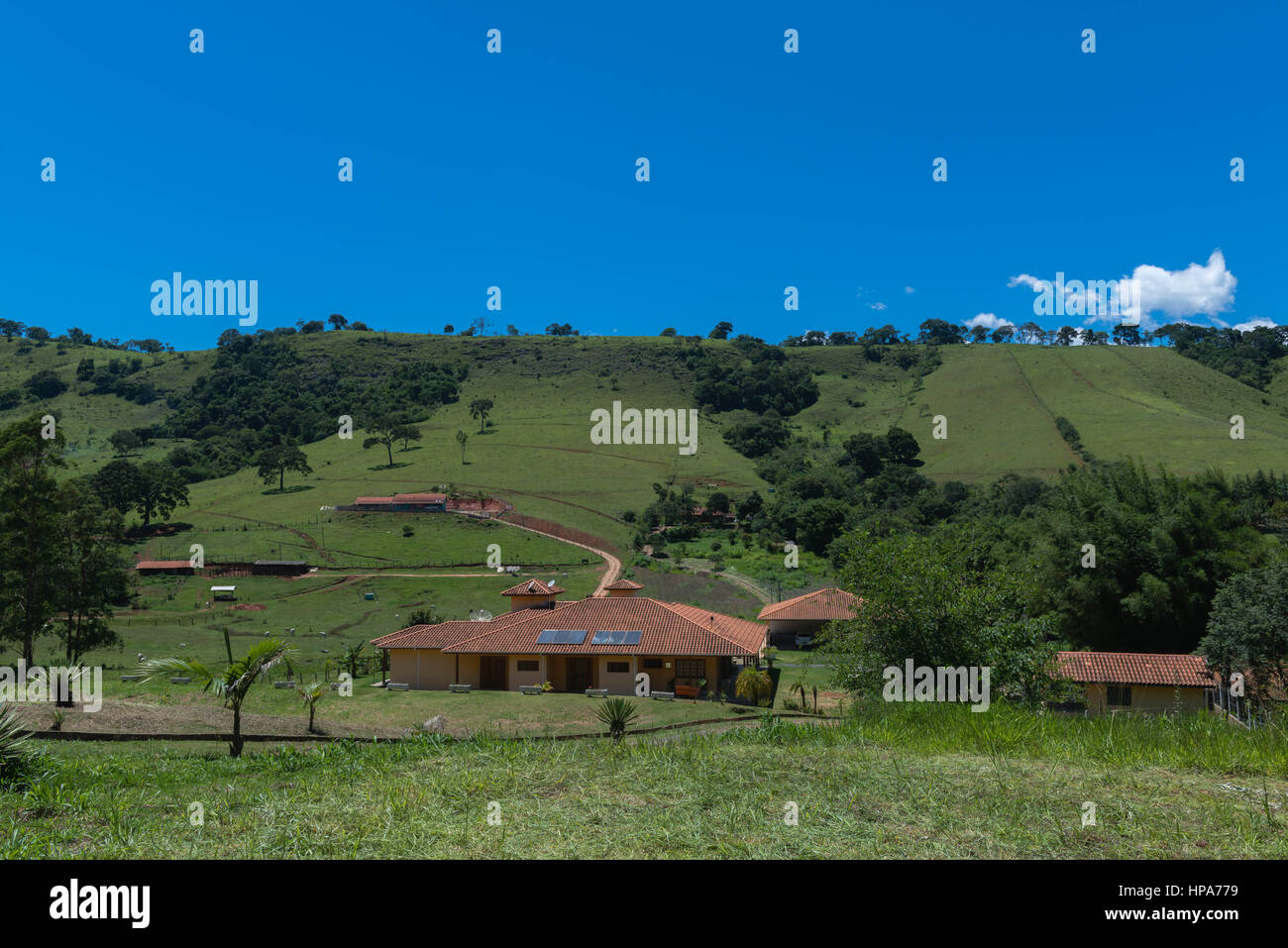 In the suburbs of Camanducaia, Minas Gerais State, Brazil, South ...