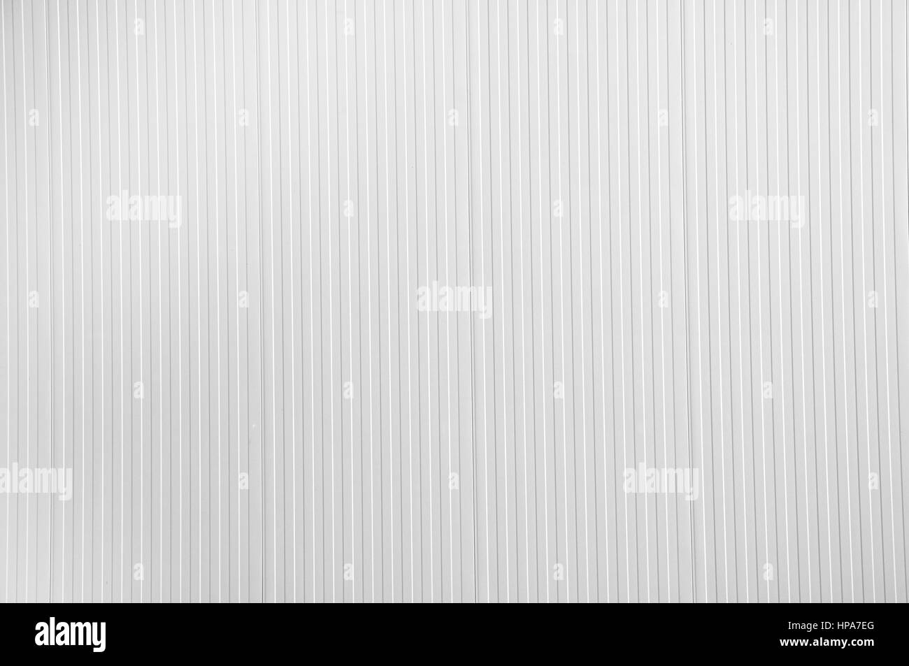 White texture. Sheet metal, corrugated wall building Stock Photo - Alamy