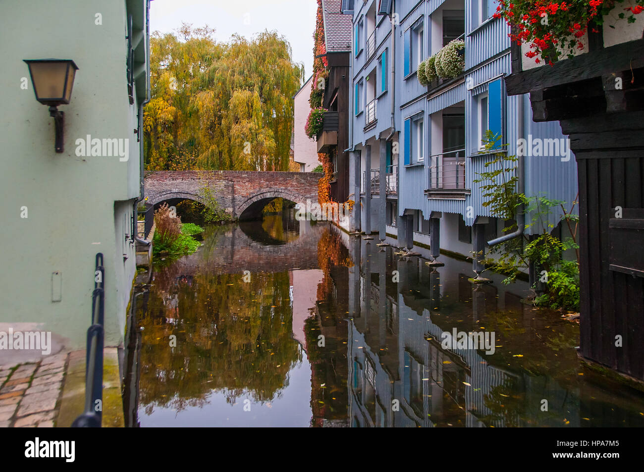 Reflections on a River Stock Photo - Alamy