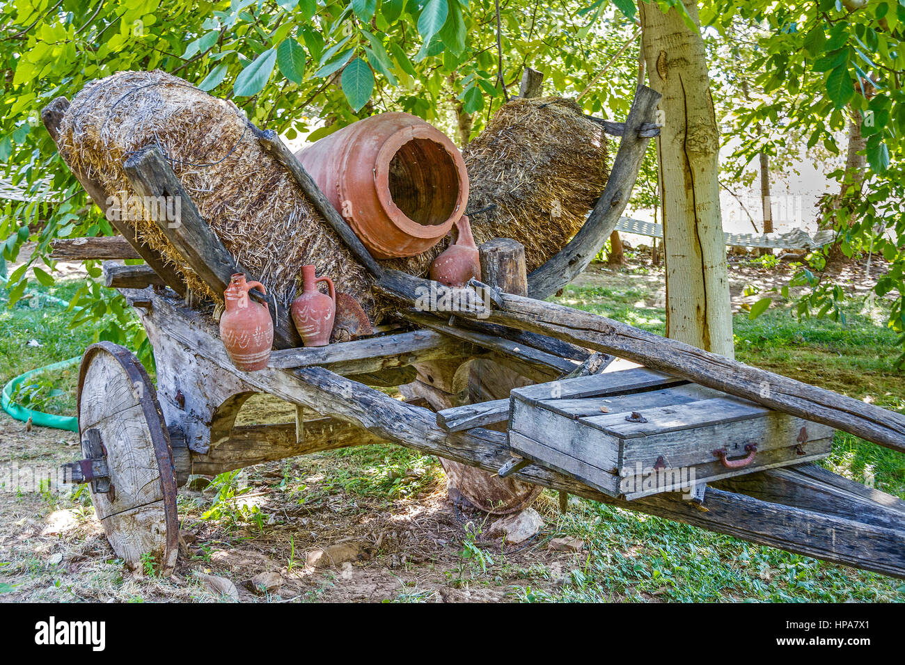 Old Traditional Turkish Cart Pamukkale Turkey Stock Photo - Alamy