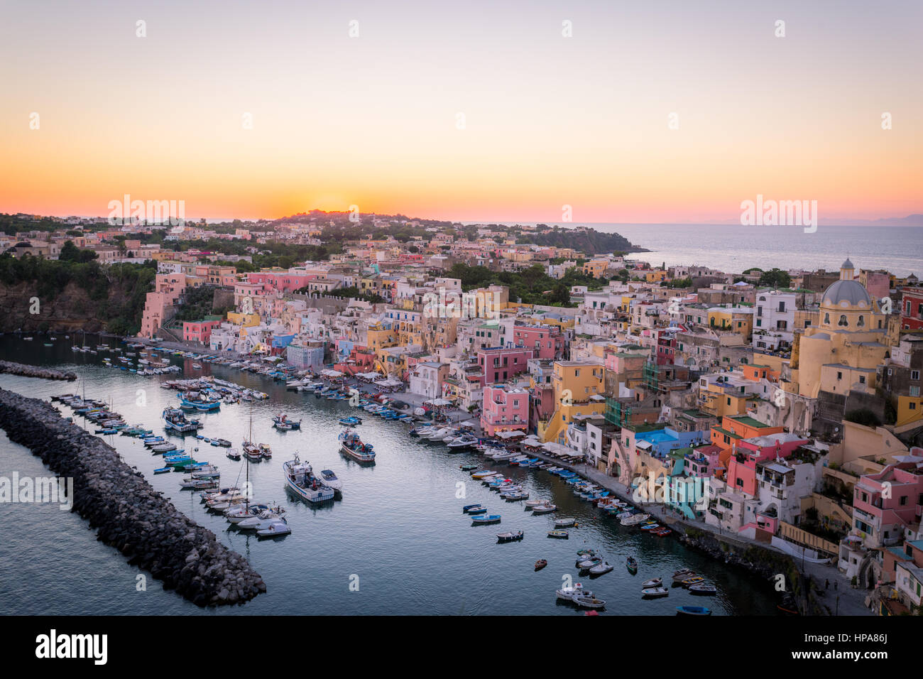 Procida port of corricella hi-res stock photography and images - Alamy