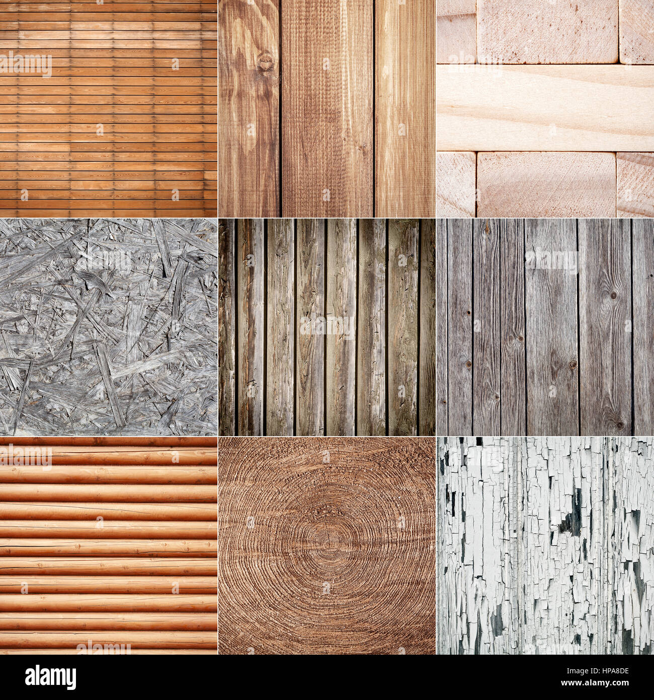 Big size collection of various wood textures Stock Photo - Alamy
