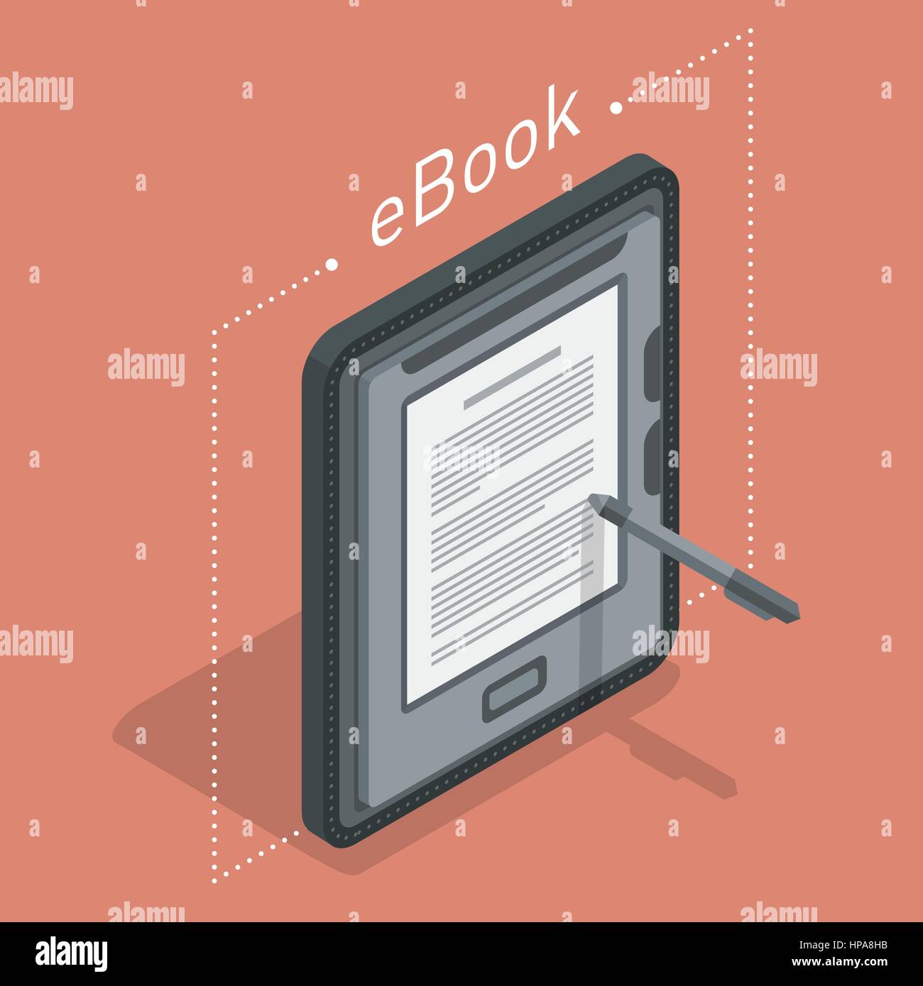 Electronic books Stock Vector Images - Alamy